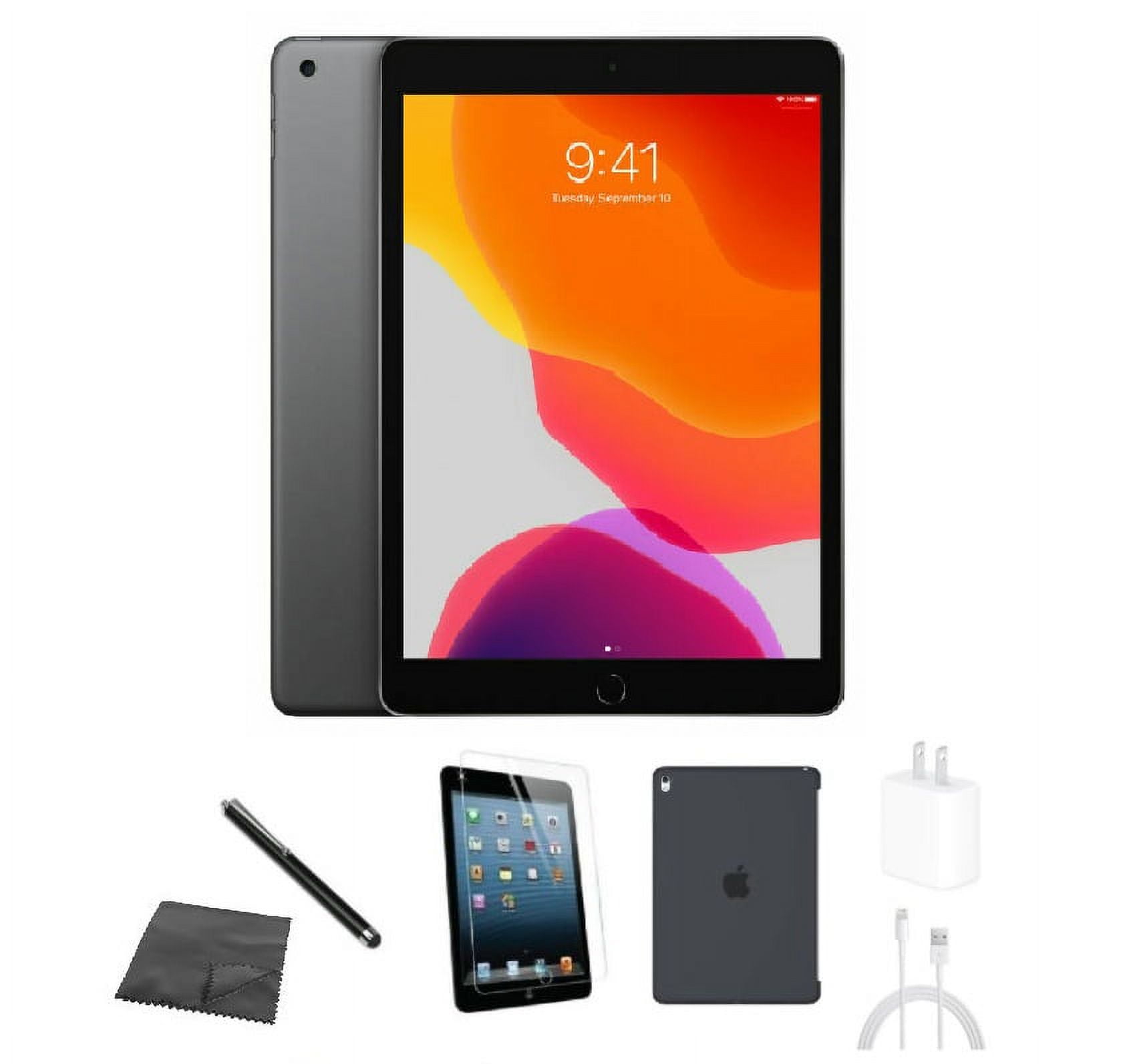 Restored Apple iPad 7th Gen A2197 (WiFi) 32GB Space Gray Bundle w/ Case ...