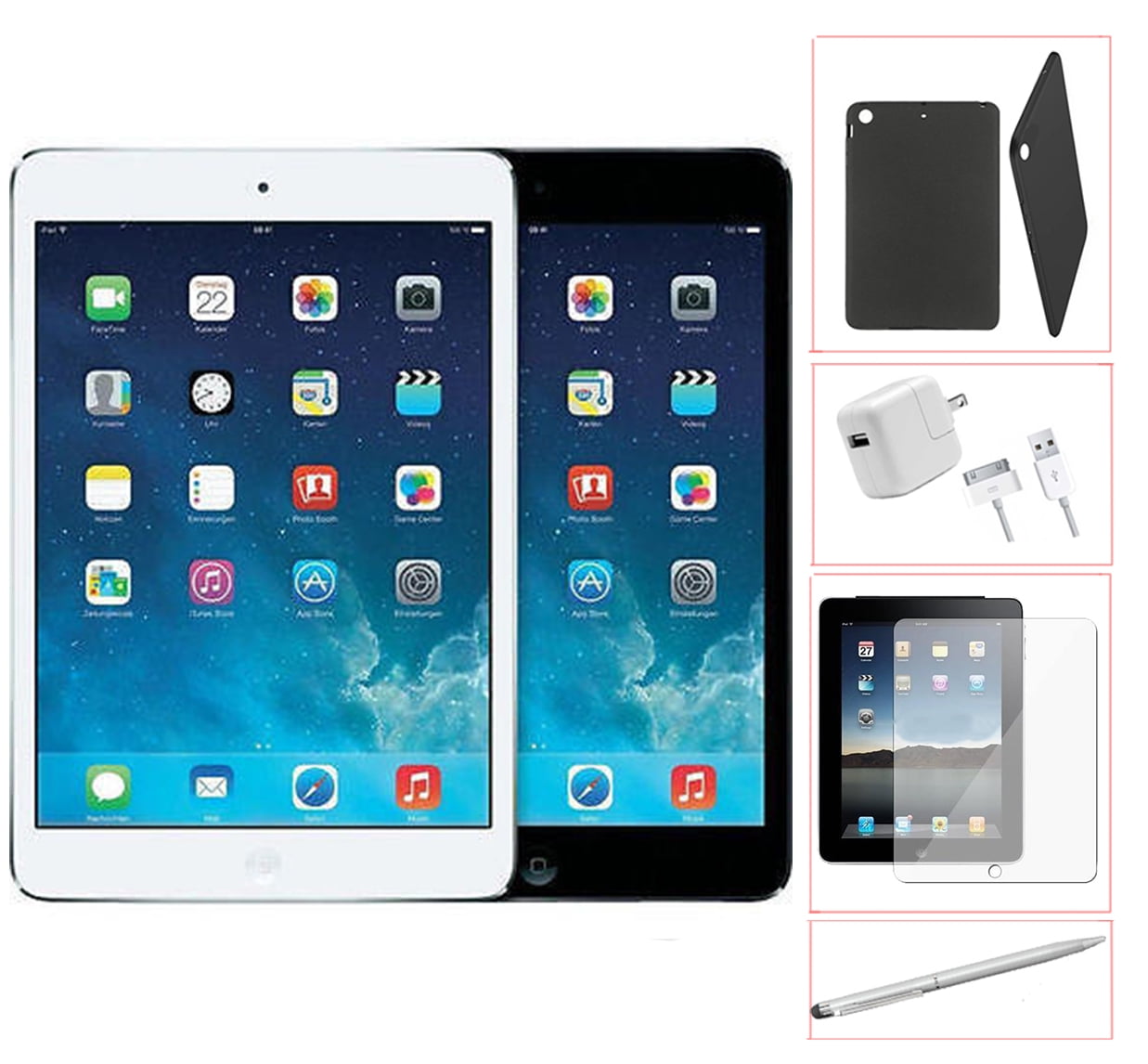 Restored Apple iPad Mini 32GB Black -Wifi + 4G Sprint - Bundle - Case ...