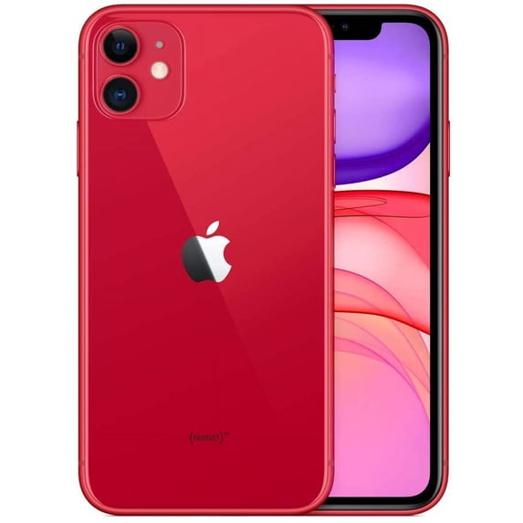 Restored Apple iPhone 11 - AT&T - 256GB Red (Refurbished) - Walmart.com