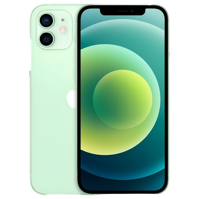 Refurbished Apple iPhone 12 64GB Green LTE Cellular, Straight Talk ...