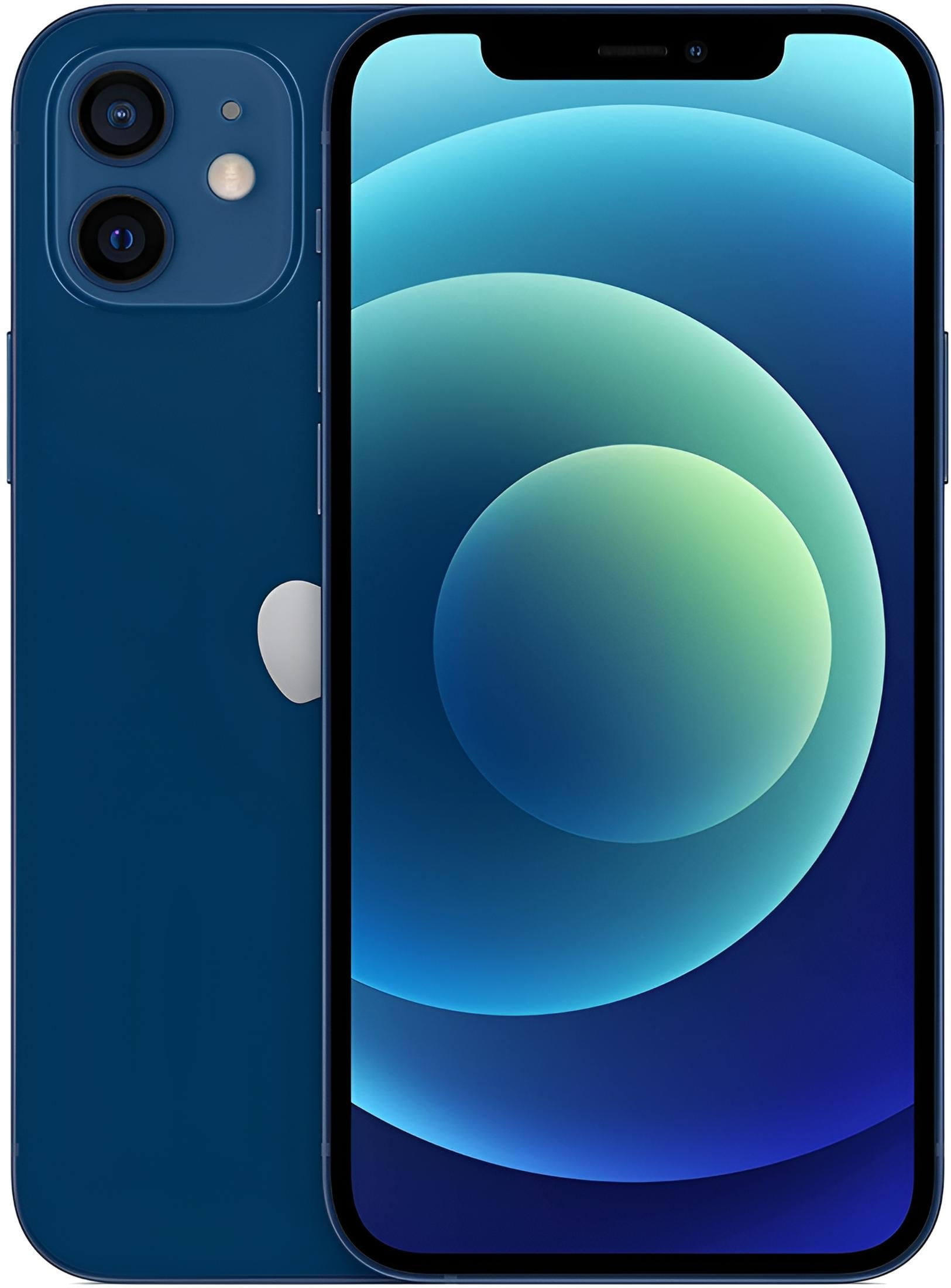 Restored Apple iPhone 12 - Fully Unlocked - 64 GB Blue (Refurbished ...