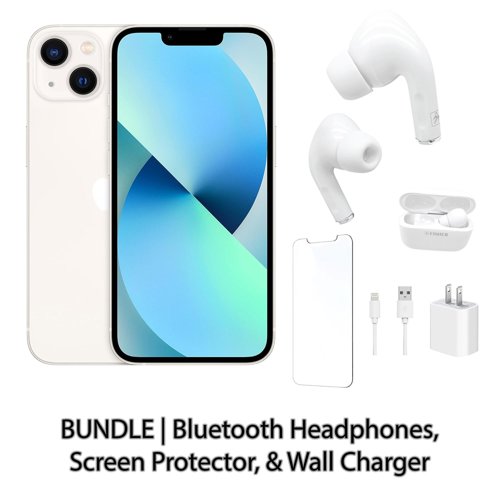 Restored Apple iPhone 13 256GB Starlight Fully Unlocked Bundle ...