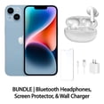 Restored Apple iPhone 14 128GB Blue Fully Unlocked Bundle: Bluetooth ...