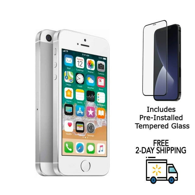 Restored Apple iPhone SE (1st Gen) A1662 (Fully Unlocked) 16GB Silver w ...