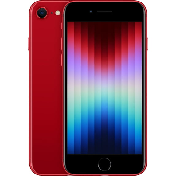 Restored Apple iPhone SE (3rd Generation) - Fully Unlocked - 128 GB Product (Red) (Refurbished ...