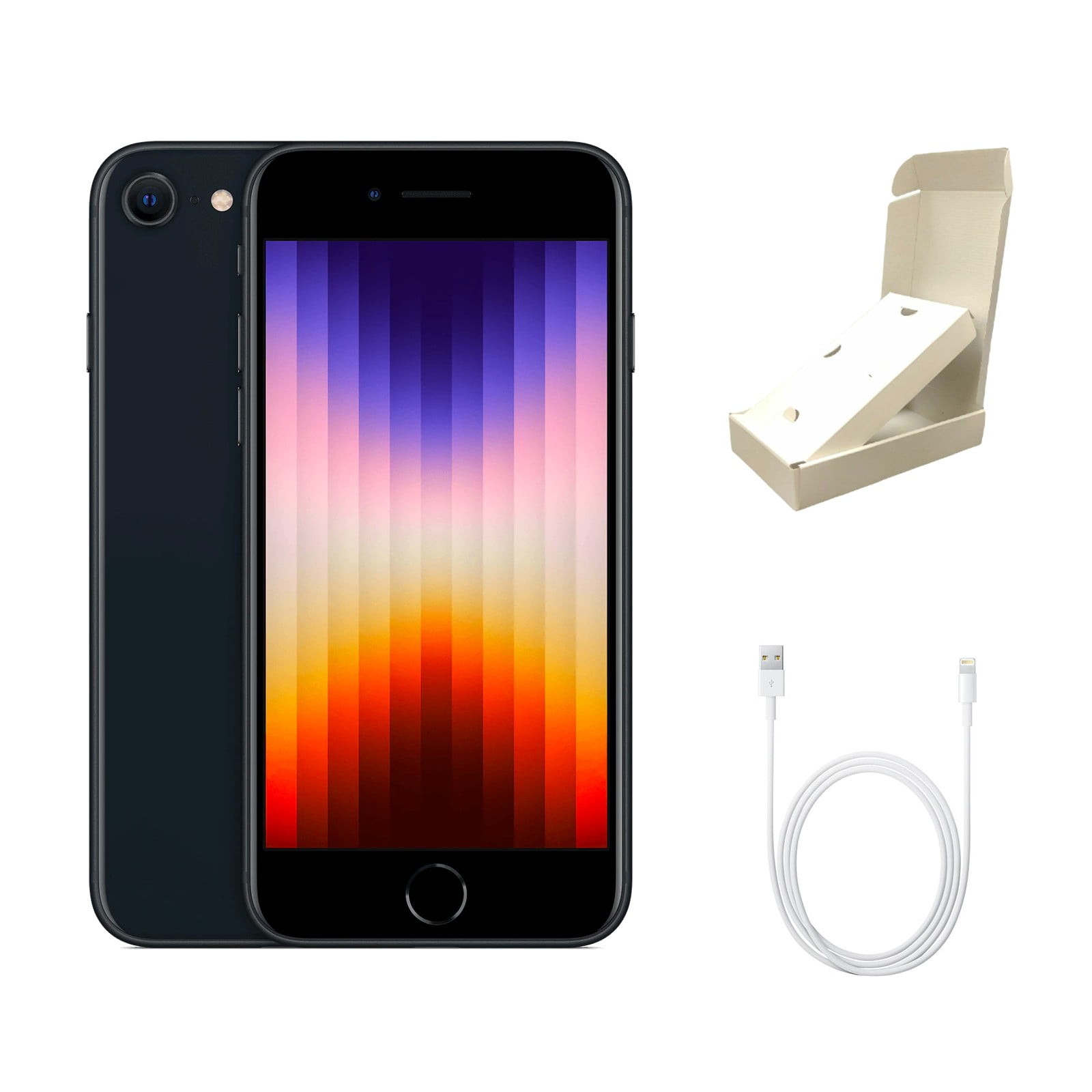 Restored Apple iPhone SE (3rd Gen) A2595 (Tracfone/Straight Talk Only ...