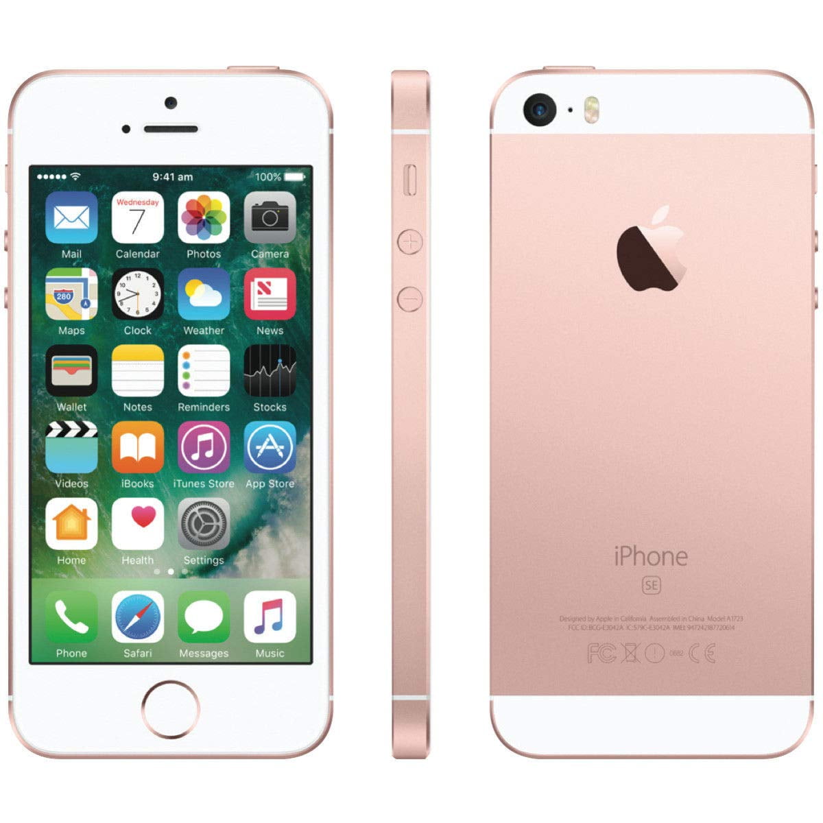 Restored Apple iPhone SE 64GB, Rose Gold - Locked AT&T (Refurbished ...
