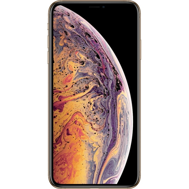 Restored Apple iPhone XS MAX - Fully Unlocked - 512 GB Gold (Refurbished) - Walmart Business ...