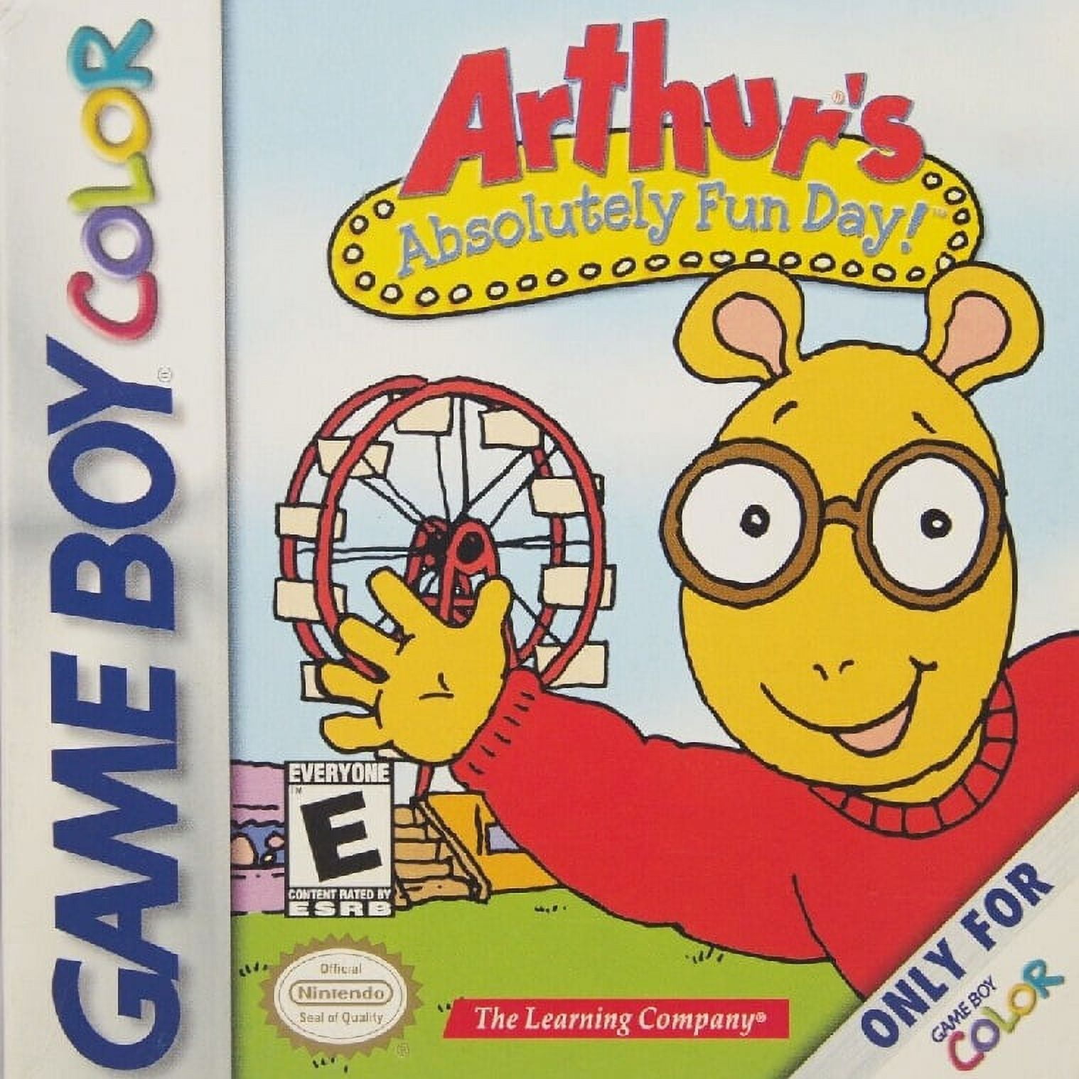 Restored Arthur's Absolutely Fun Day (Nintendo Game Boy Color, 2000 ...