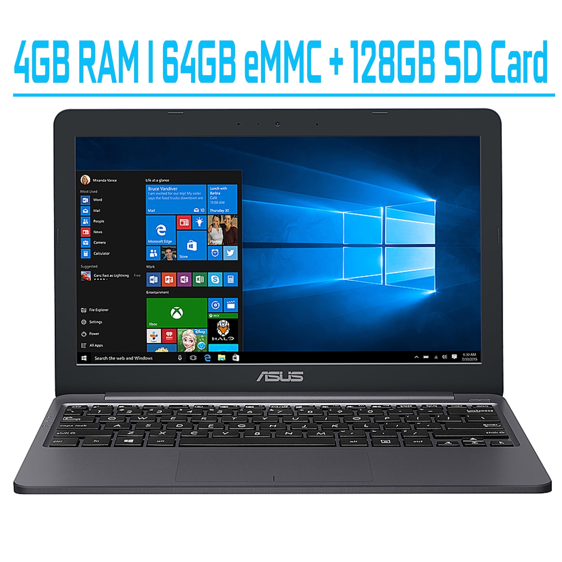 Restored Asus VivoBook E12 Thin and Light Premium Laptop Computer 11.6 ...