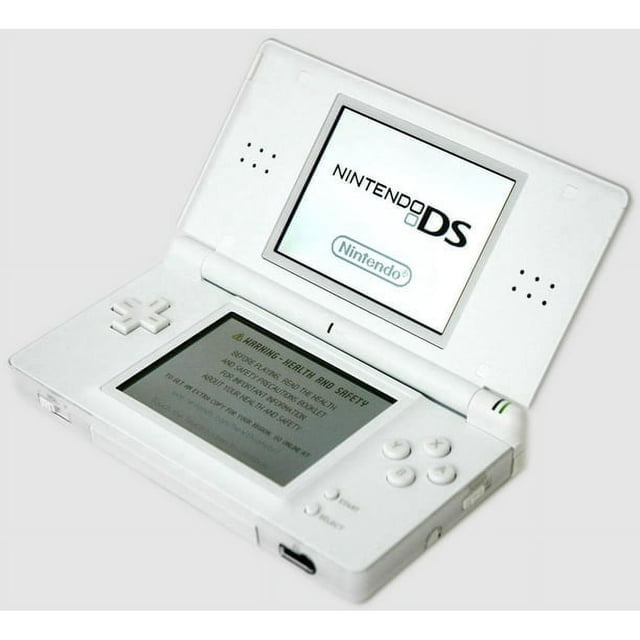 Restored Authentic Nintendo DS Lite Polar White with Stylus and Charger ...