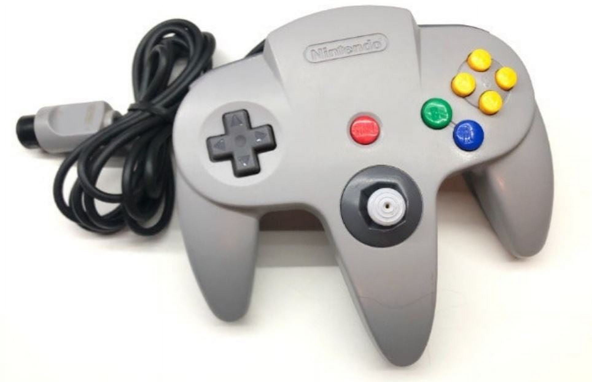 Restored Authentic Official Nintendo N64 Controller - Grey - Tight ...