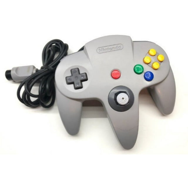 Restored Authentic Official Nintendo N64 Controller - Grey - Tight ...