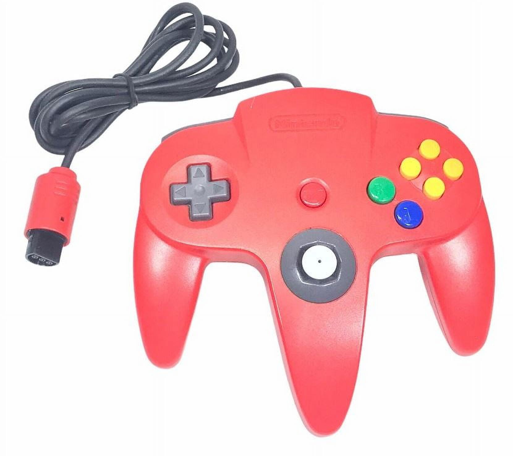 Restored Authentic Official Nintendo N64 Controller - Red - 100% OEM ...