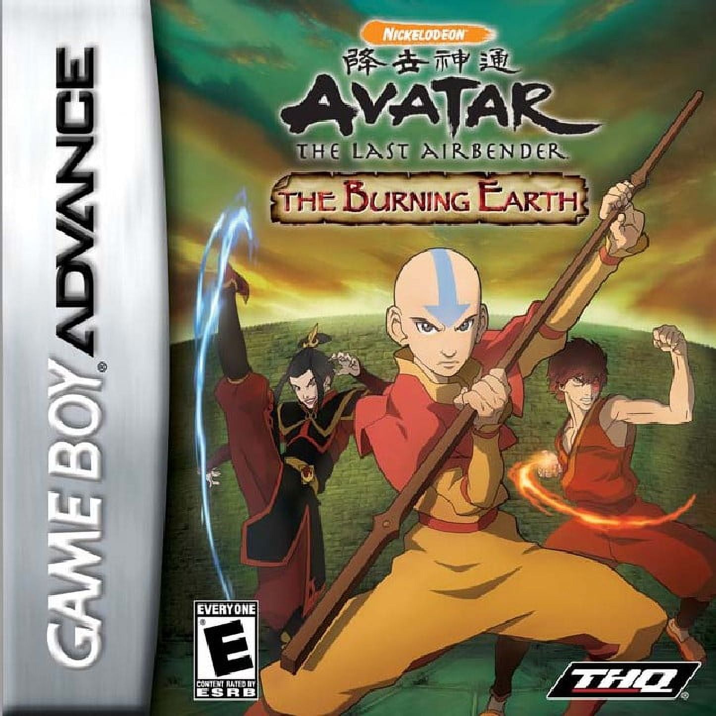 Restored Avatar: The Last Airbender The Burning Earth (Nintendo GameBoy ...