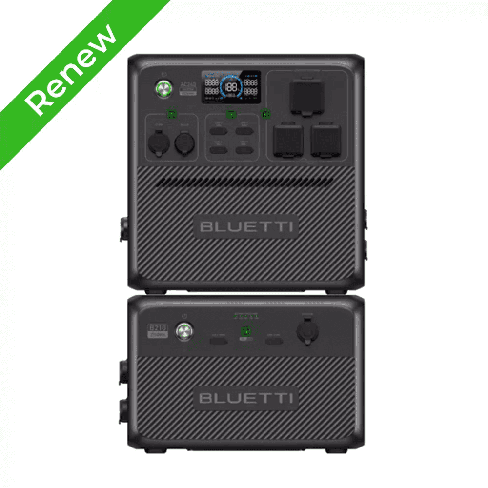 Restored BLUETTI Portable Power Station AC240 + B210，Expandable to ...