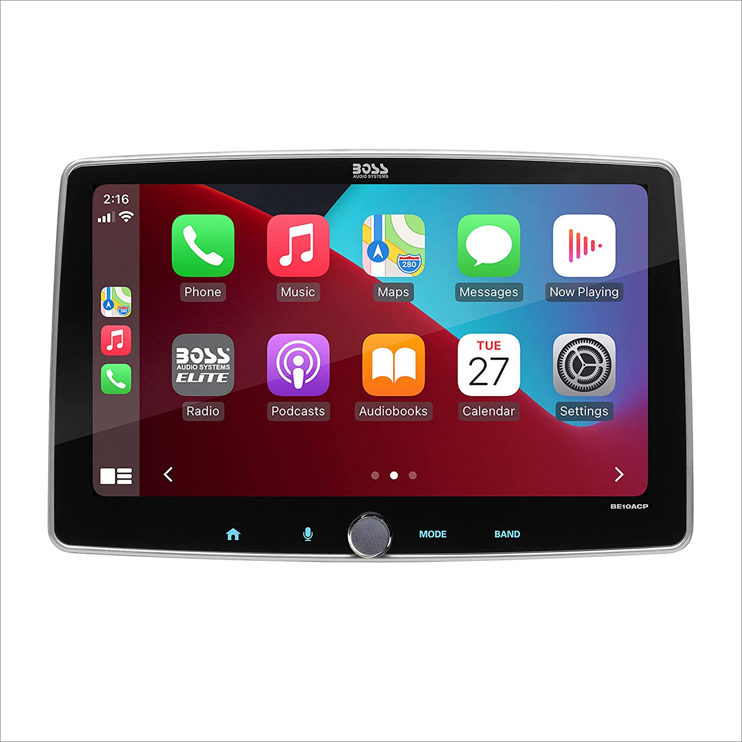 Restored BOSS Audio Systems Elite BE10ACP Apple CarPlay, Single Din ...