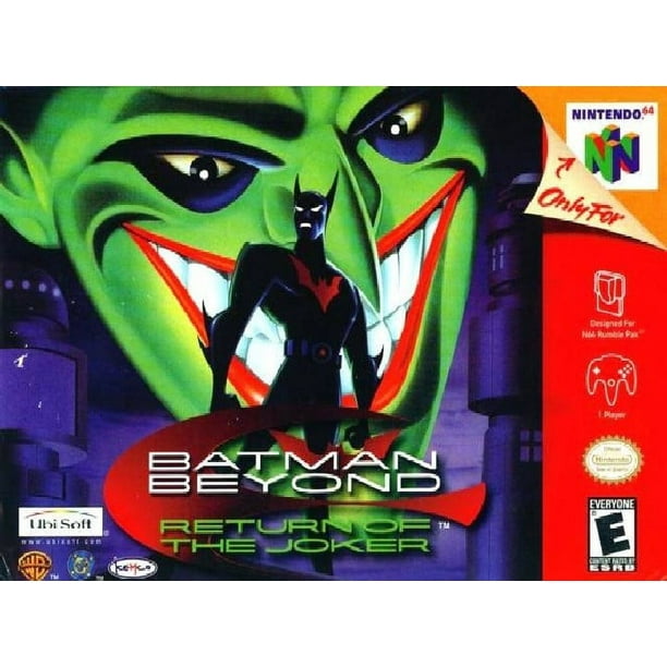 Restored Batman Beyond Return of the Joker Nintendo 64 2000 Super Hero Game Refurbished Walmart Business Supplies