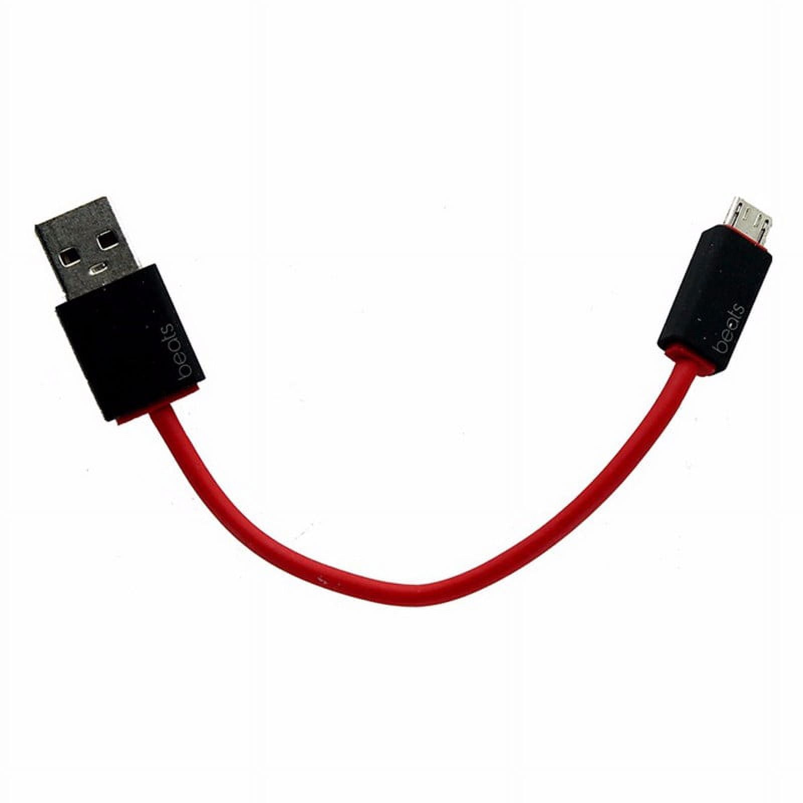 Restored Beats By Dre Universal 6 Inch Micro-USB Charging Cable - Red ...