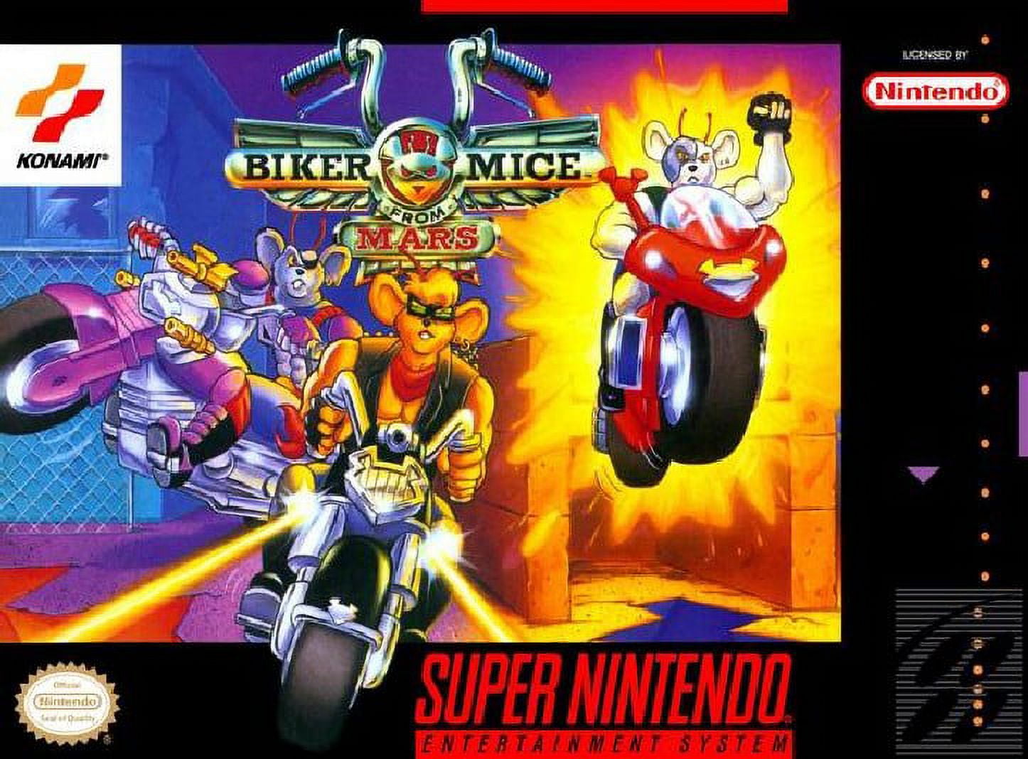 Restored Biker Mice From Mars (Super Nintendo, 1994) SNES Racing Game (Refurbished) - Walmart.com