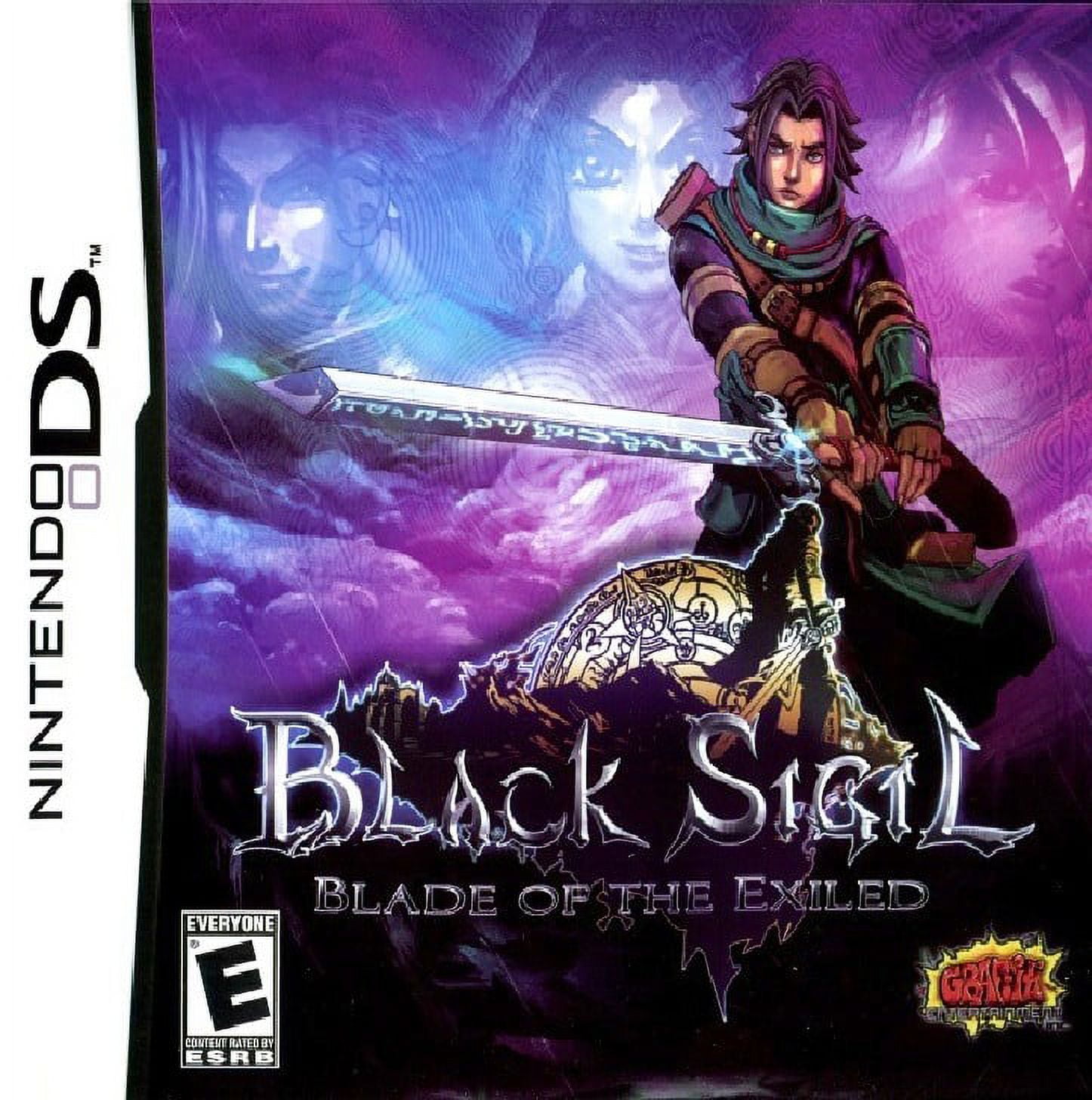 Restored Black Sigil: Blade of the Exiled (Nintendo DS, 2009) RPG Game ...