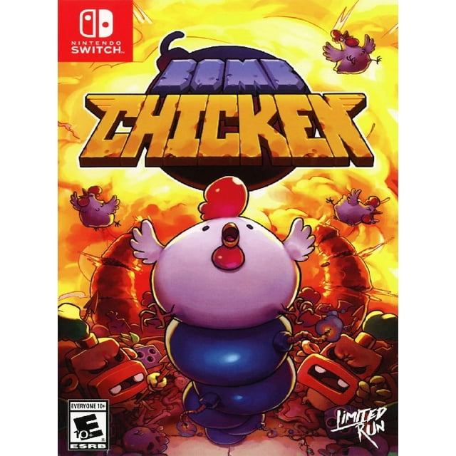 Restored Bomb Chicken (Nintendo Switch, 2019) Puzzle Game (Refurbished ...