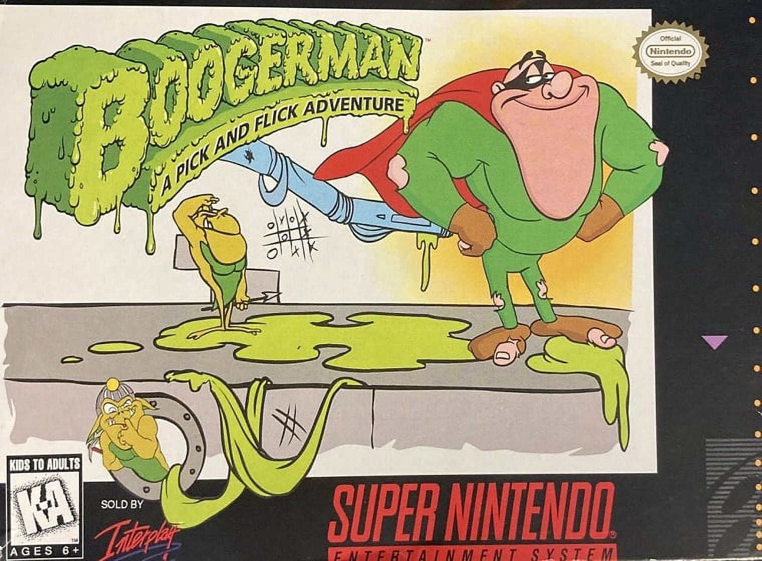 Restored Boogerman: A Pick & Flick Adventure (Super Nintendo, 1995 ...