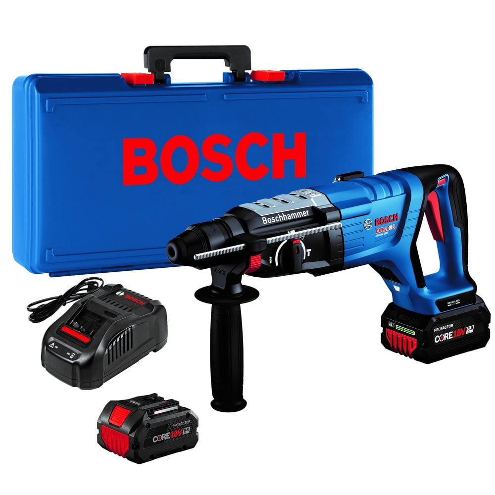Restored Restored Bosch GBH18V-28DCK24-RT 18V PROFACTOR Brushless Lithium-Ion 1-1/8 in. Cordless ...