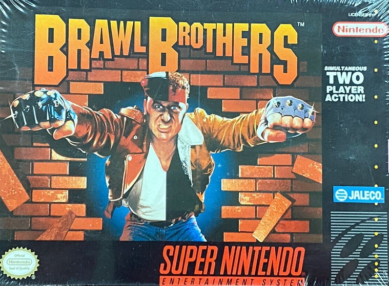 Restored Brawl Brothers (Super Nintendo, 1993) SNES Fighting Game ...
