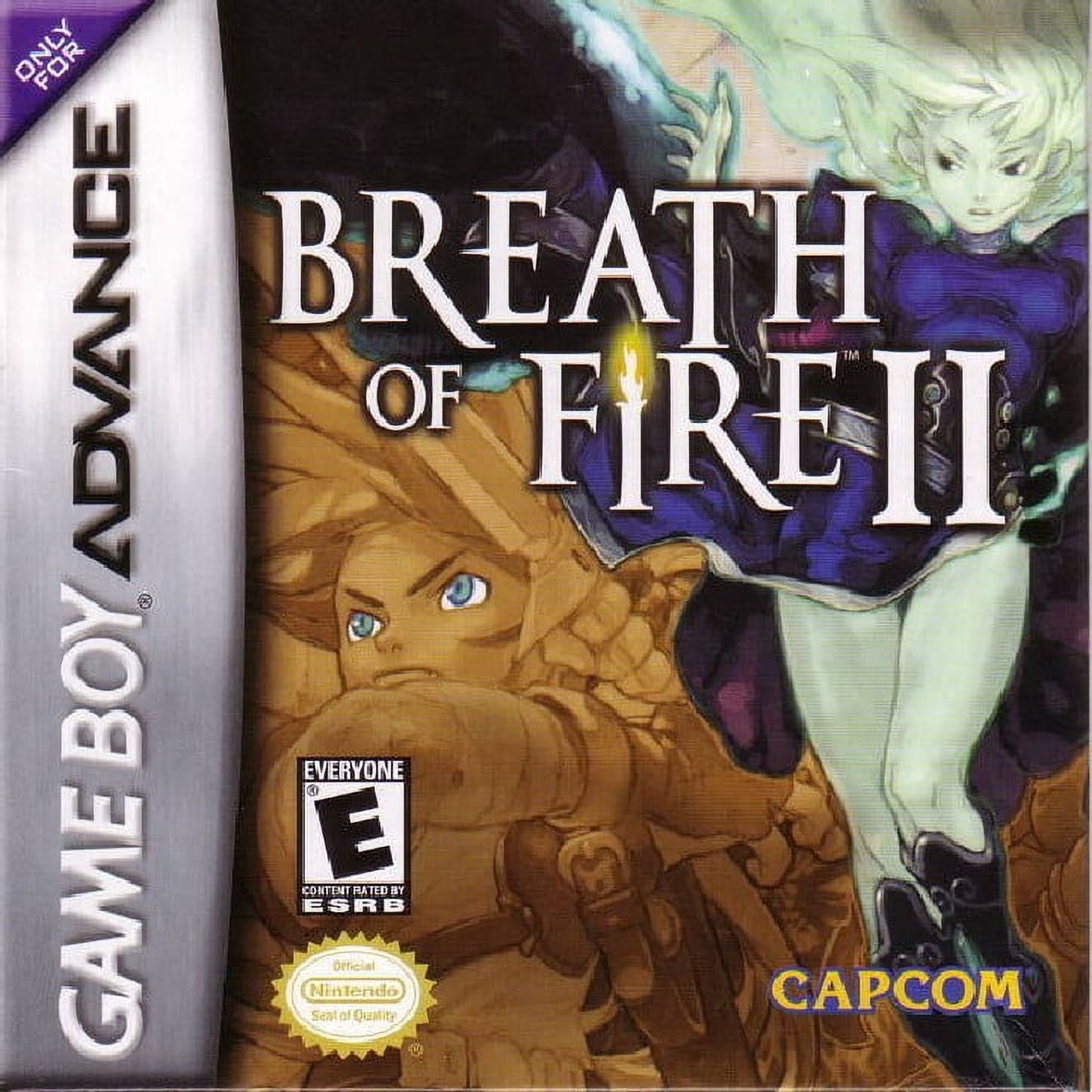 Restored Breath of Fire II (Nintendo GameBoy Advance, 2002) RPG Game ...