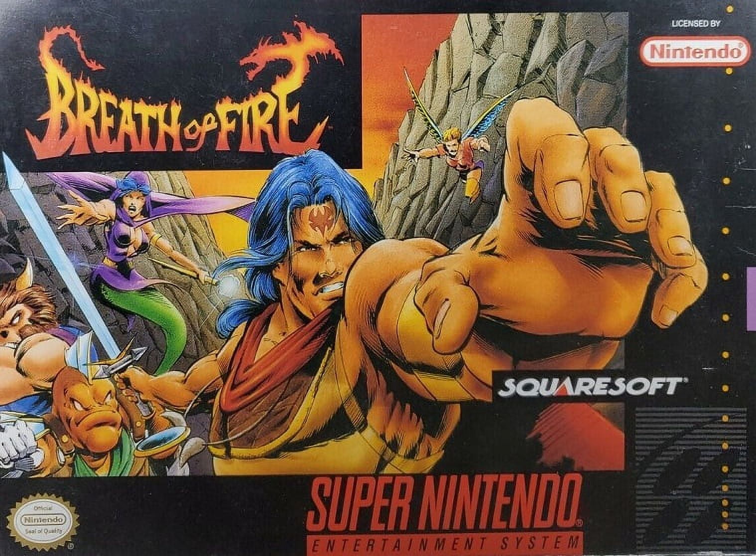 Restored Breath of Fire (Super Nintendo, 1994) RPG Game (Refurbished ...