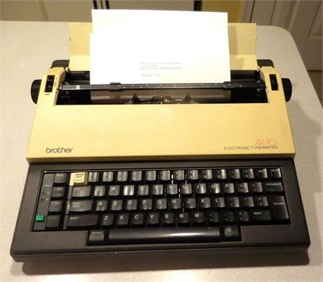 Restored Brother model AX10 Electronic Self Correcting Typewriter ...