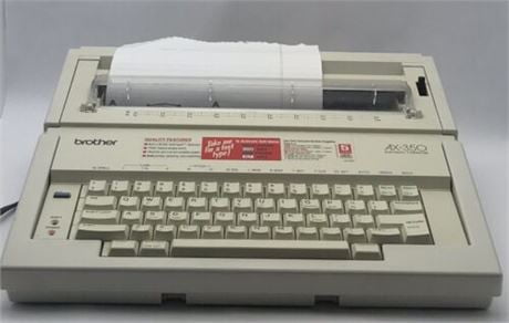 Restored Brother model AX350 Electronic Self Correcting Typewriter ...