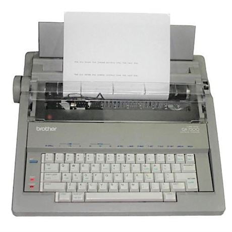 Restored Brother model GX7500 Electronic Self Correcting Typewriter ...