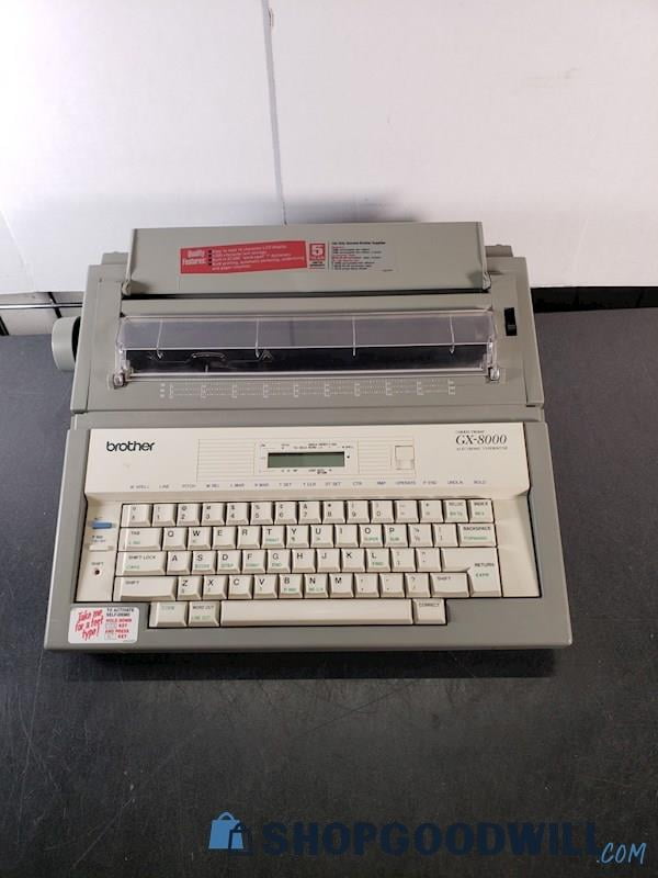 Restored Brother model GX8000 Electronic Self Correcting Typewriter ...