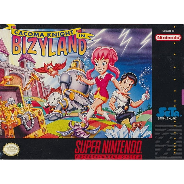Restored Cacoma Knight in BizyLand (Super Nintendo, 1993) SNES Puzzle ...