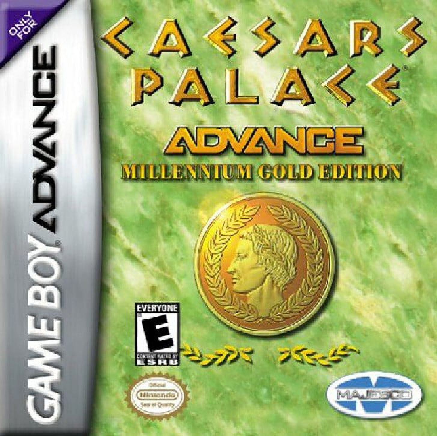 Restored Caesars Palace Advance: Millennium Gold Ed. (Game Boy Advance ...