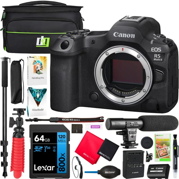 Canon EOS EOS R5 Mark II Full Frame Mirrorless Interchangeable Lens ...
