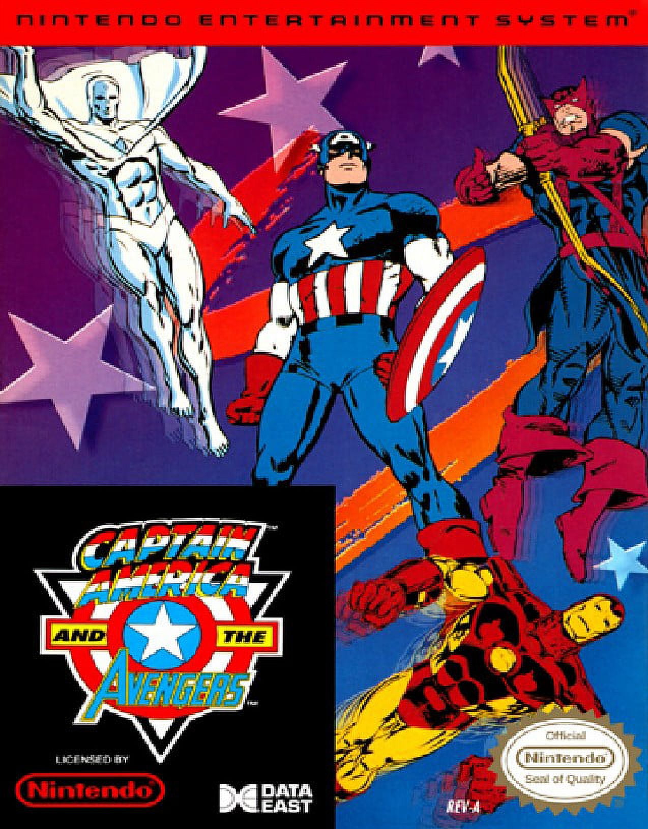 Restored Captain America and The Avengers (Nintendo NES, 1991) Marvel ...