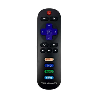 TCL ROKU 40S305 TV Original Remote Control - Smart Television Accessory ...