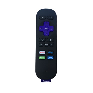 Sharp Original Roku TV Remote Control with Netflix, Hulu, VUDU, Sling ...