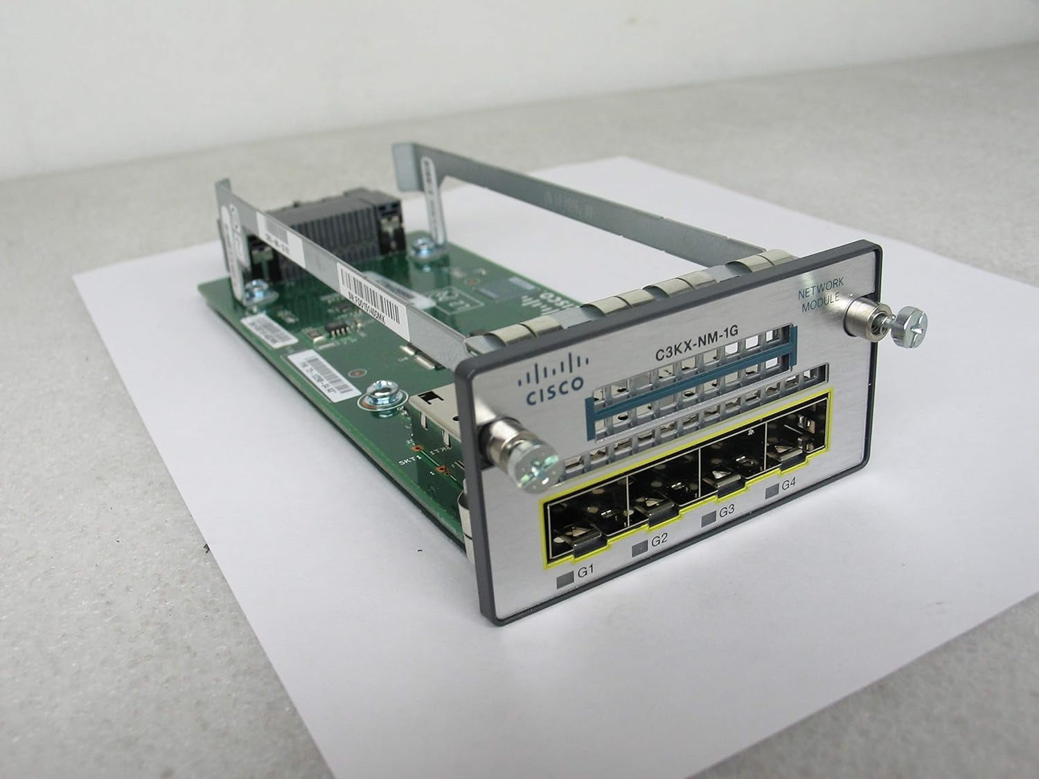 Restored Cisco C3KX-NM-1G Catalyst 3560X 3750X 4-Port Gigabit Ethernet ...