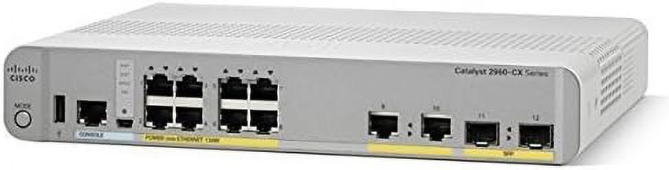 Restored Cisco Catalyst 2960CX-8PC-L - Switch - 8 Ports - Desktop, Rack ...
