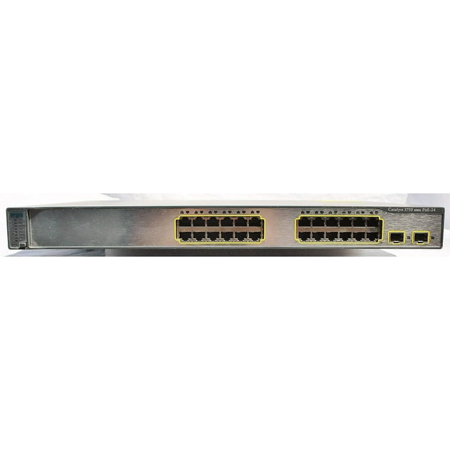 Restored Cisco Catalyst WS-C3750-24PS-S Managed Switch 24 Ports (Refurbished) - Walmart.com