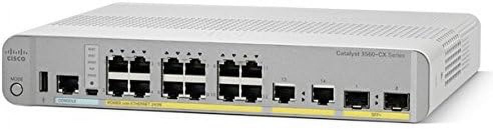 Restored Cisco WS-C3560CX-12PD-S Catalyst 3560-CX 12 Port PoE 10G ...