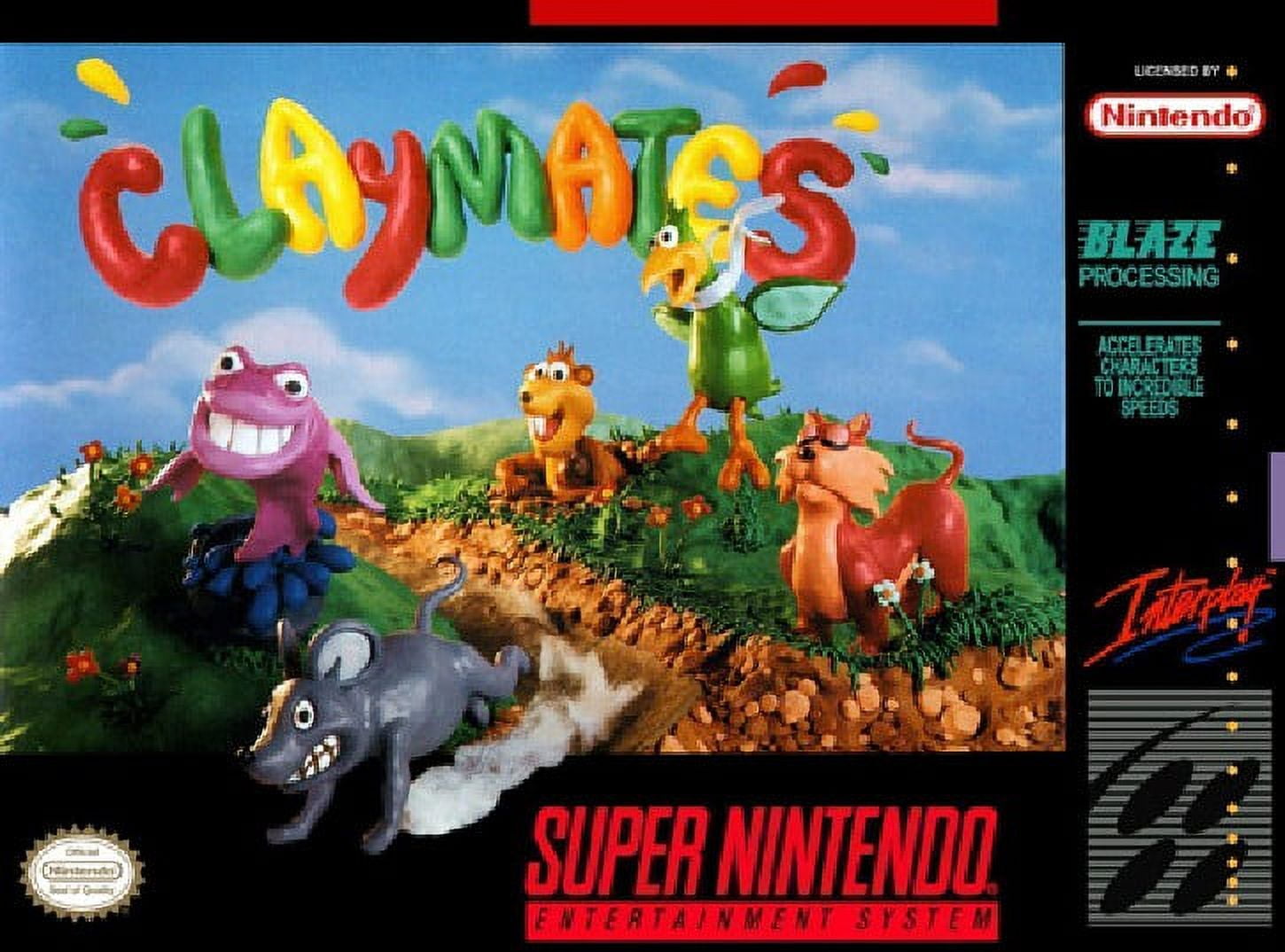 Restored Claymates (Super Nintendo, 1993) SNES Video Game (Refurbished ...