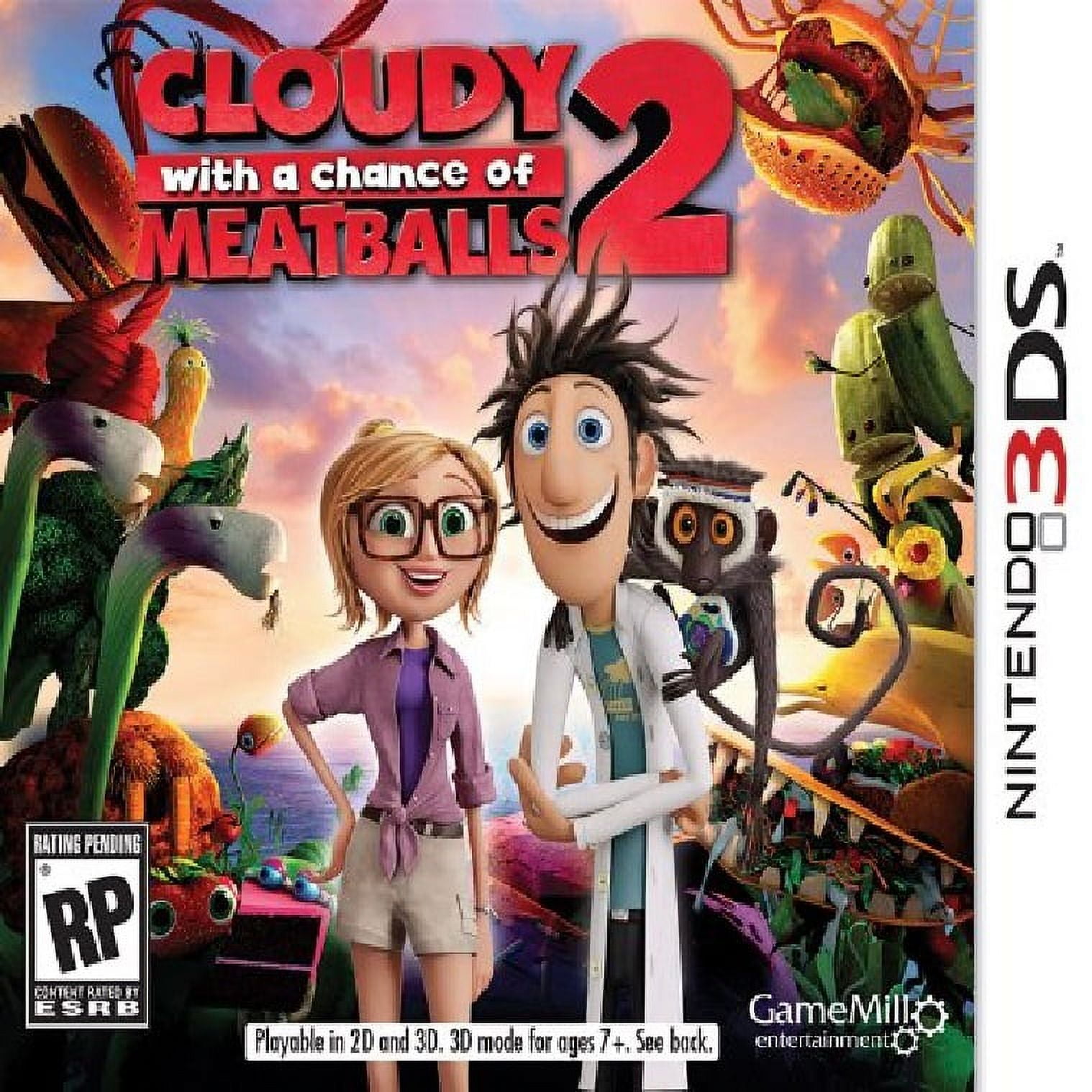 Restored Cloudy With a Chance of Meatballs 2 (Nintendo 3DS, 2013) Video ...