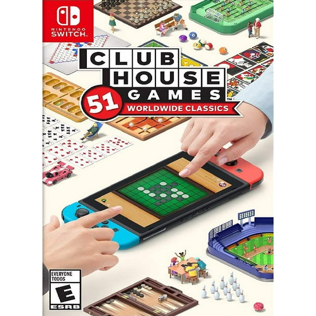 Restored Clubhouse Games: 51 Worldwide Classics (Nintendo Switch, 2020 ...