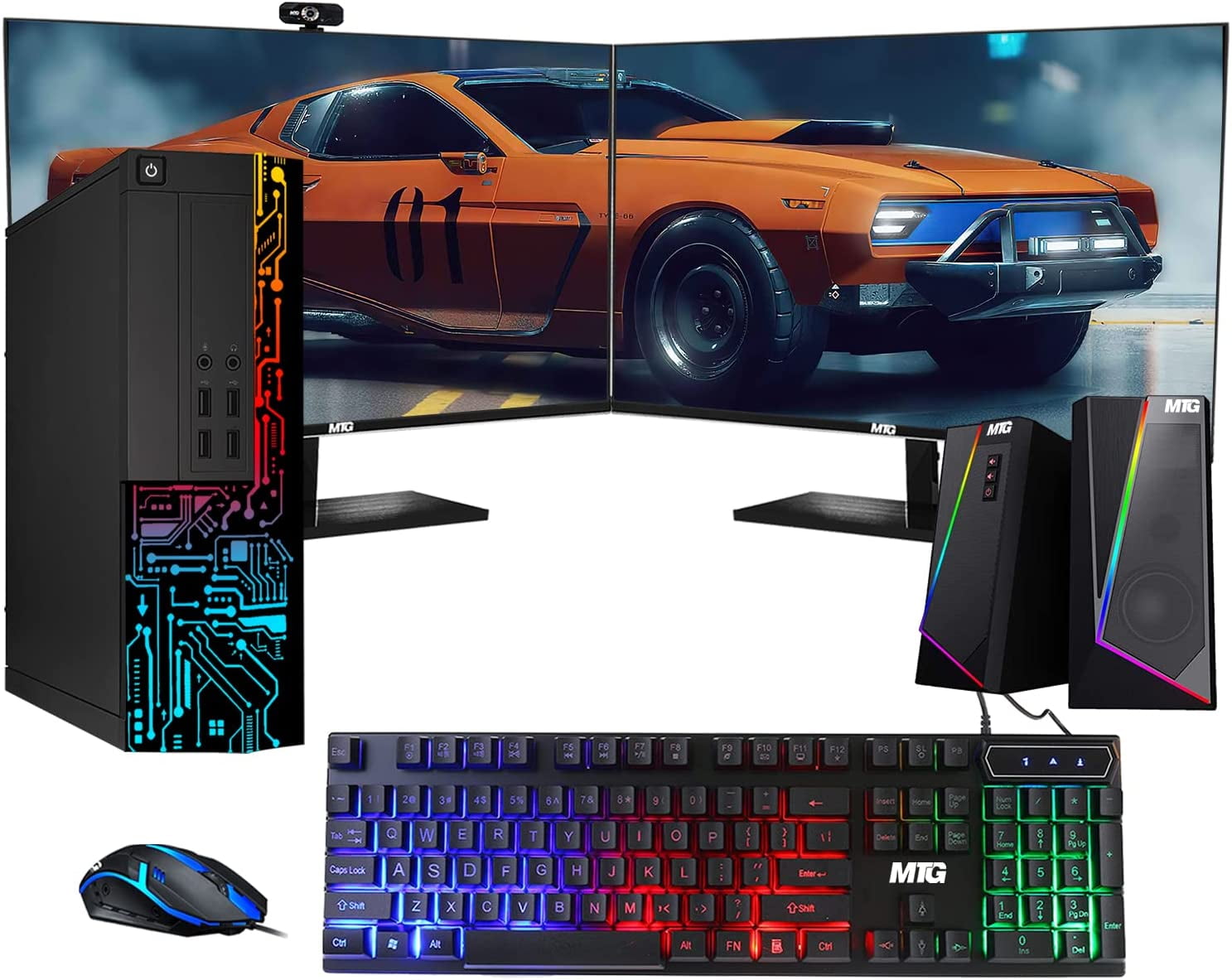 Restored Computer Desktop PC, Intel Core i5, TechMagnet Siwa 8, 16GB ...