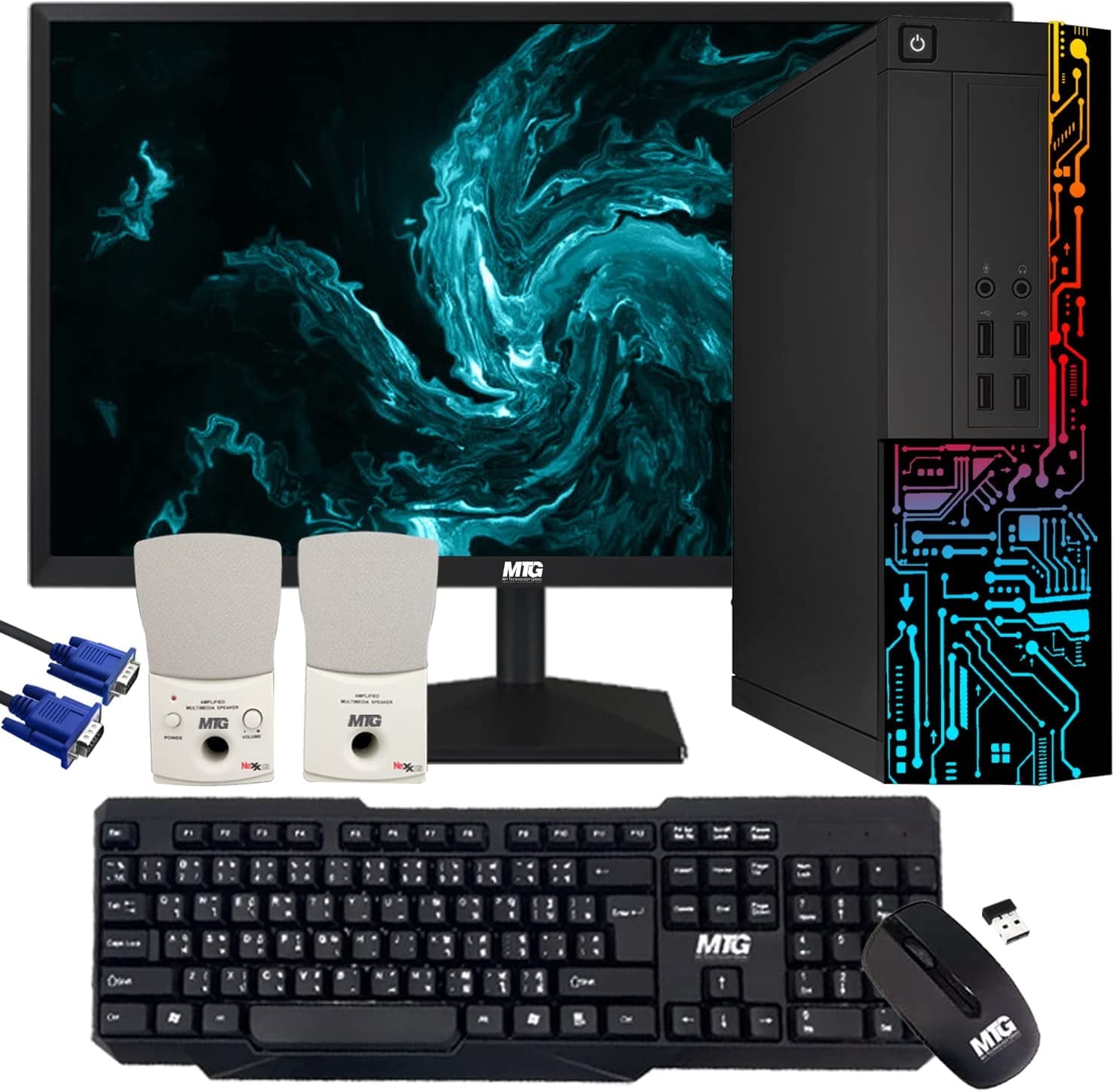 Restored Computer Desktop PC, Intel Core i5, TechMagnet Siwa 8, 8GB RAM ...